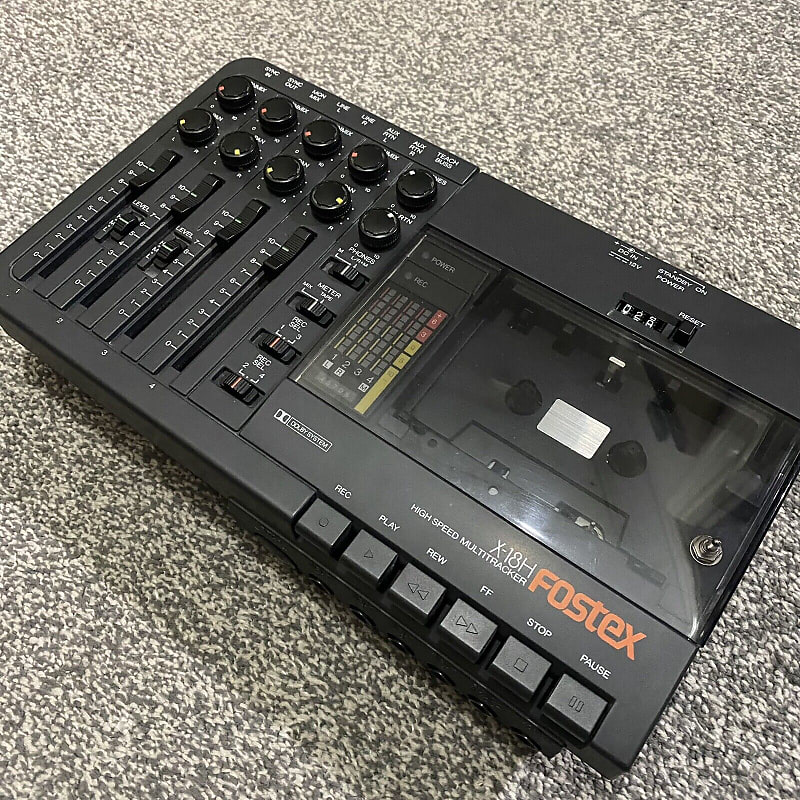FOSTEX X-18H Multitracker Analog 4 Track Cassette Recorder | Reverb UK