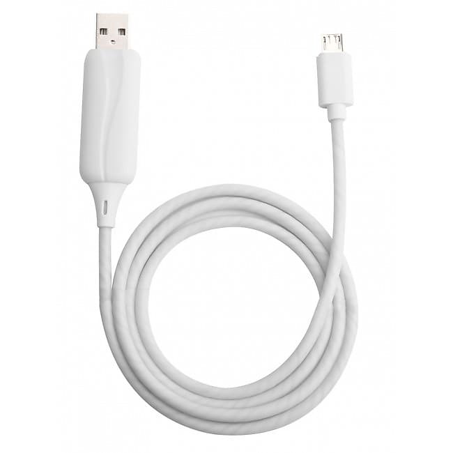 Q-BIT Floating Power Cable USB auf Micro USB white | Reverb Croatia