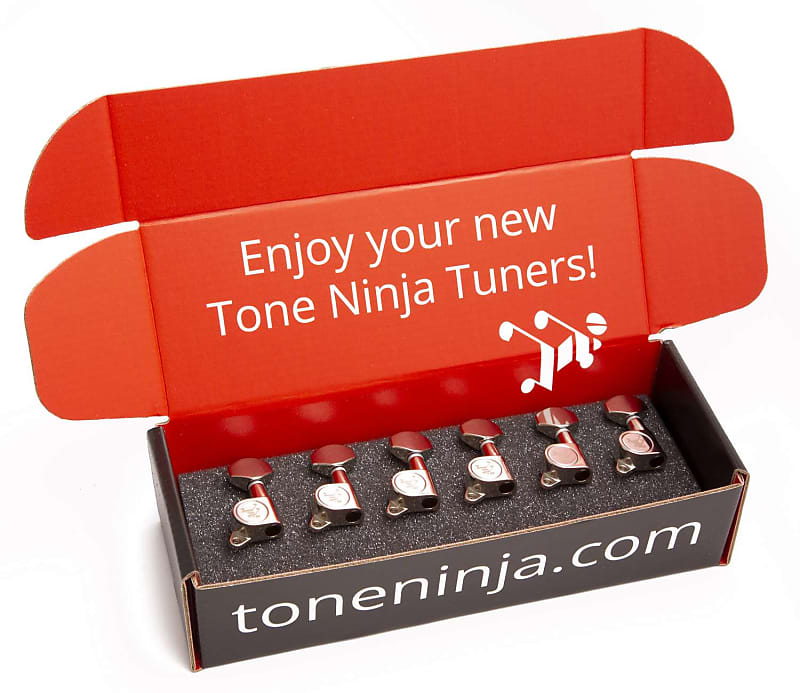 Genuine Tone Ninja Tuners, 6 Inline Staggered, Left | Reverb UK