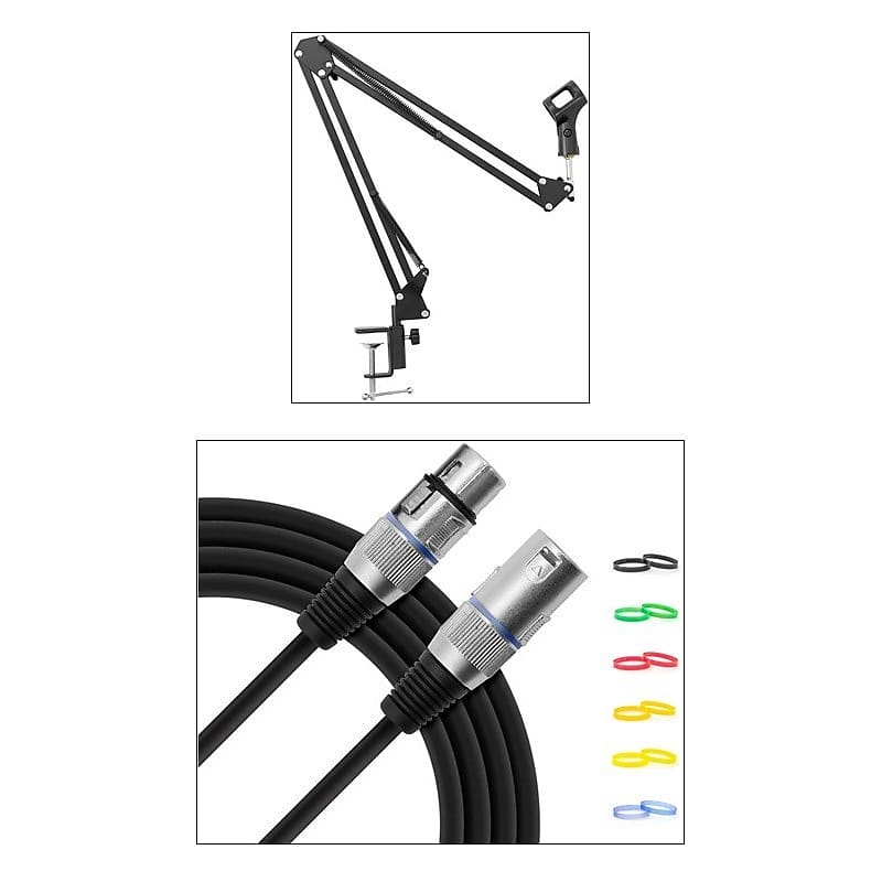 Tiger Desktop Mic Stand + Cable Podcast Bundle | Reverb UK
