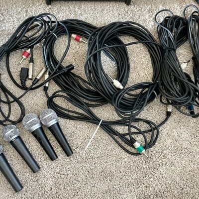 COMPLETE Carvin PA System | XP800L | PM10 | PM15 | all cables | Reverb