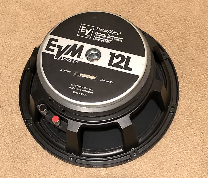 USA Electro-Voice EV EVM-12L EV-12L Series II 12" guitar | Reverb