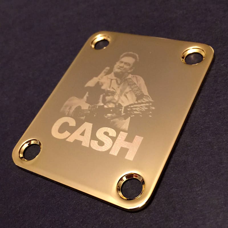 GUITAR NECK PLATE Custom Engraved Etched - Fits Fender - | Reverb