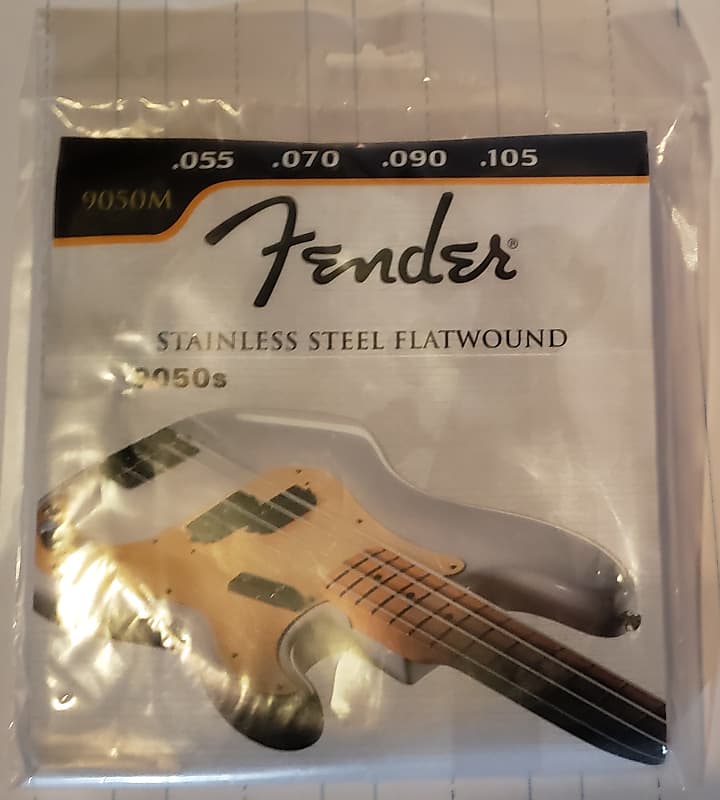 NEW - Fender 9050M Stainless Steel Flatwound Bass Strings. | Reverb