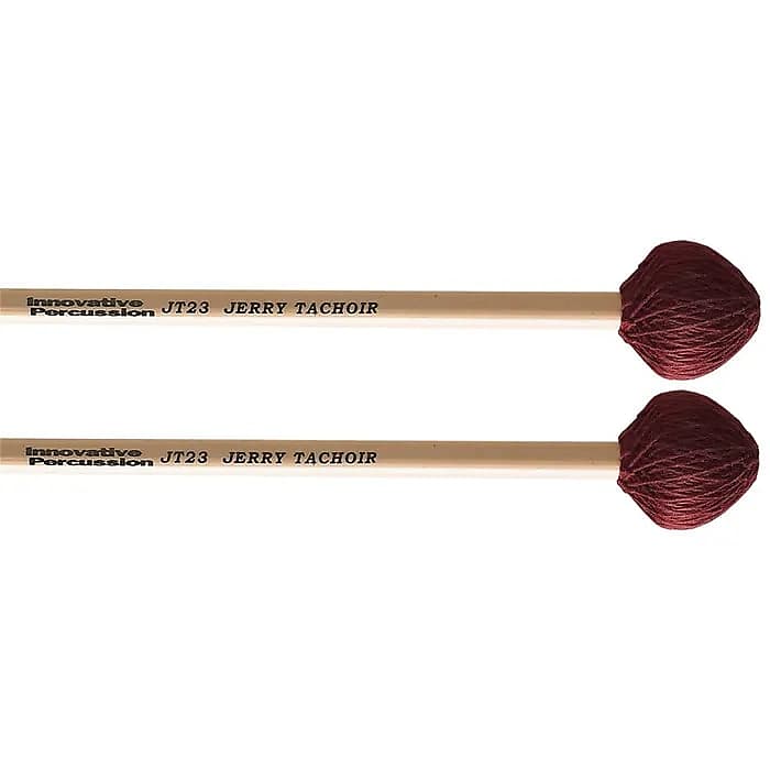 IP Jerry Tachoir JT23 Medium Vibraphone Mallets - maroon cord | Reverb