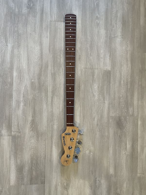 Warmoth Jazz Bass Neck 2018 - Clear Satin Nitro | Reverb
