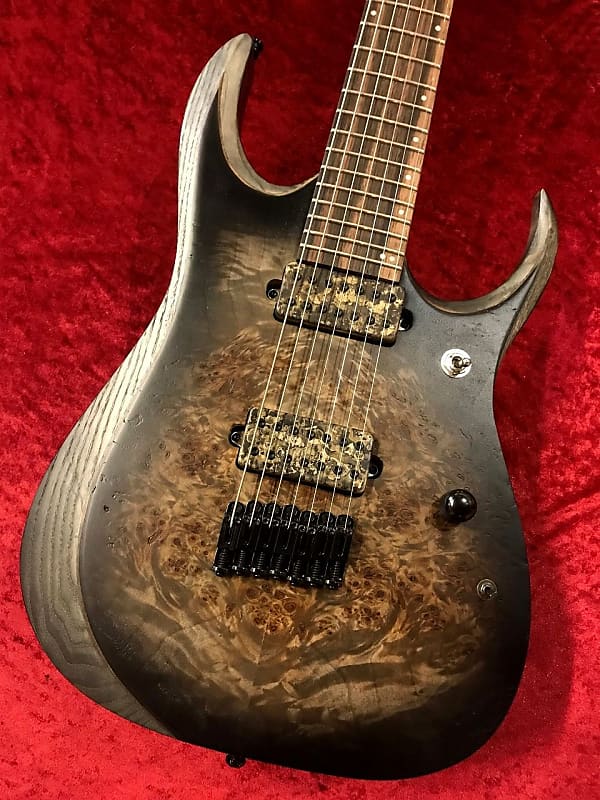 Ibanez RGD71ALPA w/Poplar Burl top & Bare Knuckle pickups | Reverb