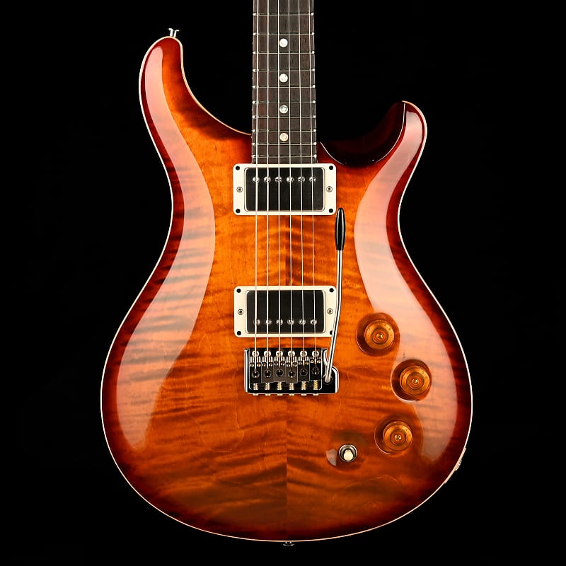 PRS Core DGT Moon Inlays Dark Cherry Sunburst with Case | Reverb