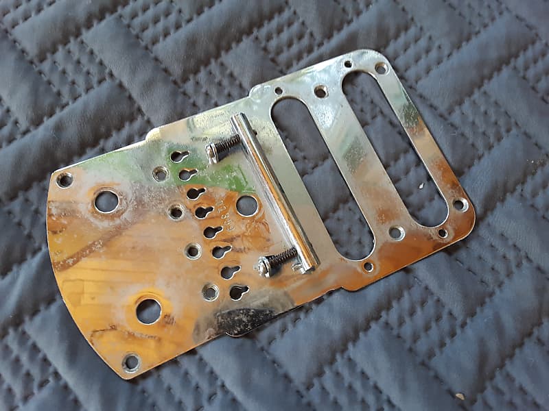 1950s Fender Stringmaster lap steel guitar bridge plate D8 | Reverb