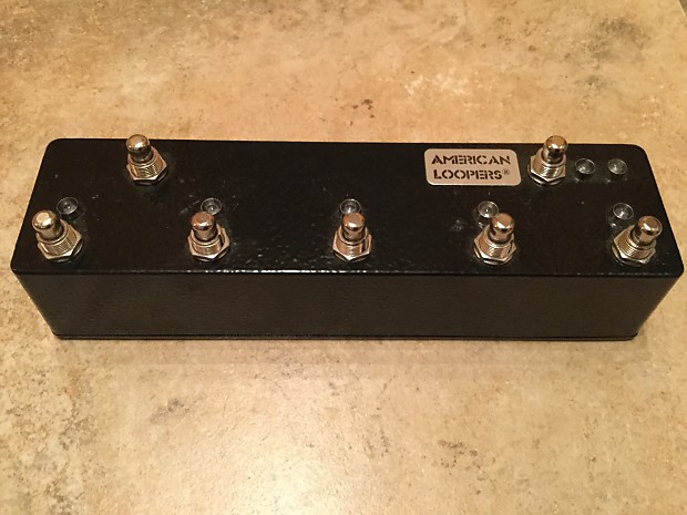 American Loopers 5CH Programmable True Bypass Looper With | Reverb