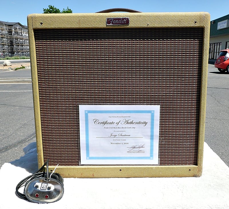 FENDER Tweed Blues De Ville 4-10" Combo Guitar Amplifier | Reverb