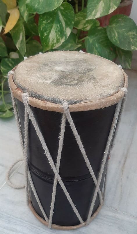 Naad Indian wooden rope tuned dholak musical instrument | Reverb