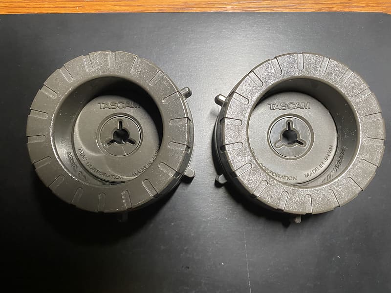 TEAC TASCAM 1/2" HALF INCH TAPE NAB HUB REEL CLAMP ADAPTERS | Reverb