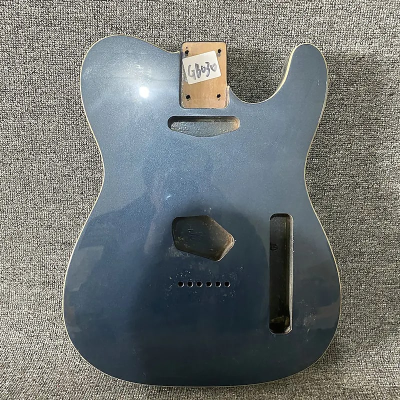Metallic Blue Basswood Telecaster Tele Style Guitar Body | Reverb