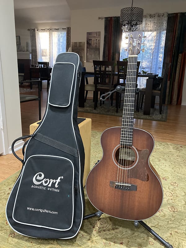 Cort Little CJ Mini Jumbo 2020 Cherry Burst | Reverb