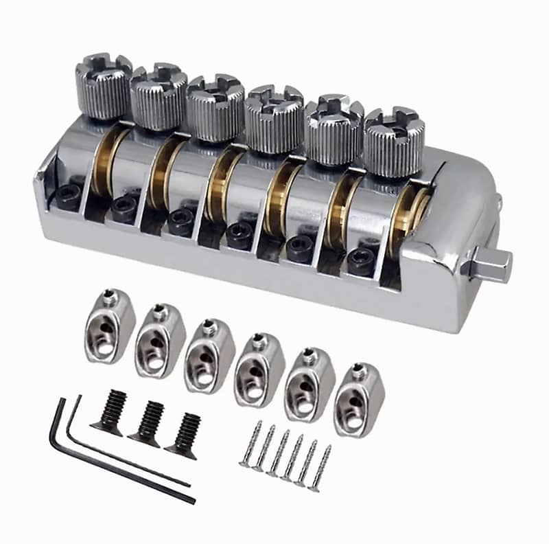 Headless Guitar Bridge with String Nuts Set | Reverb