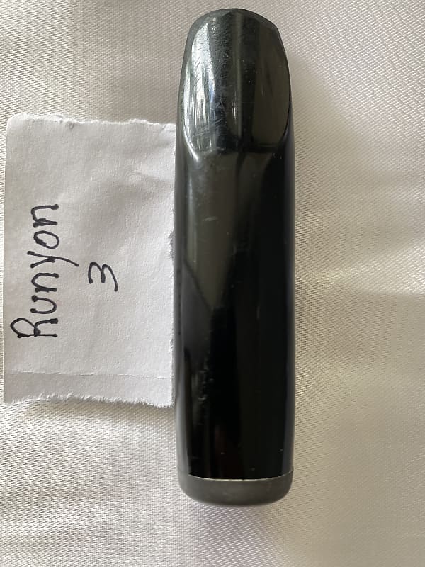 Vintage Runyon 3 Tenor Sax Mouthpiece with Selmer ligature - | Reverb