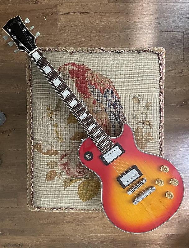 Satellite Les Paul Cherry Sunburst 1970s Vintage MIJ Made | Reverb UK