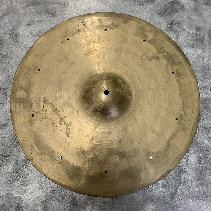 Vintage 15" Heavy Small Cymbal w/ Rivets 1572g | Reverb