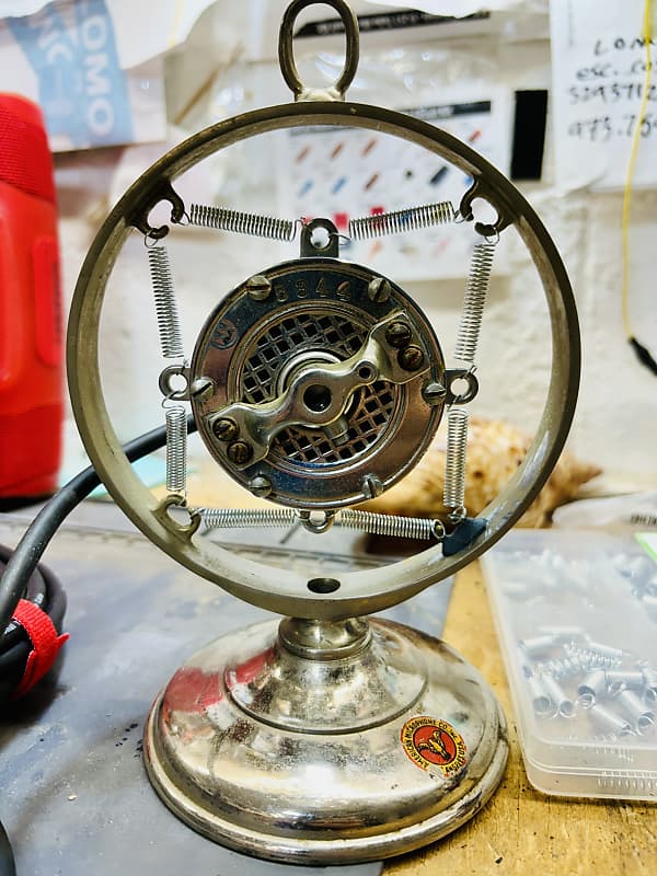 Modified 1930’s Universal XX Model 10 chrome carbon mic | Reverb