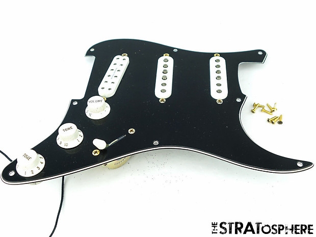USA Fender SRV Strat LOADED PICKGUARD with Texas Specials & | Reverb