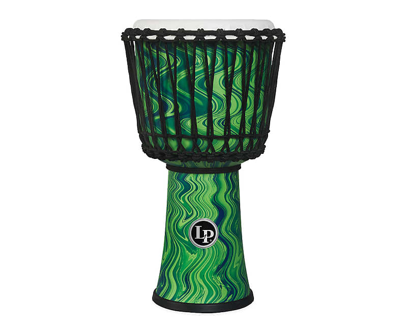Latin Percussion 10" Rope Tuned Circle Djembe w/Perfect-Pitch | Reverb