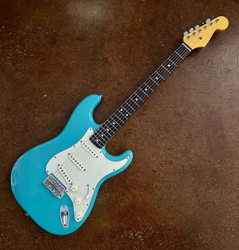 Partscaster Stratocaster - Ocean Turquoise Blue | Reverb