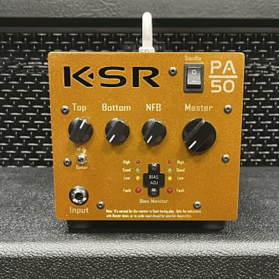 KSR Amplification PA50 Compact Power Amp 2023 Gold / Black | Reverb