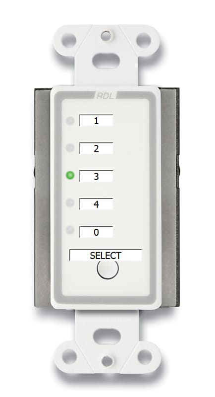 RDL D-RCS4C Remote Channel Selector, 4-Channels, Controls | Reverb