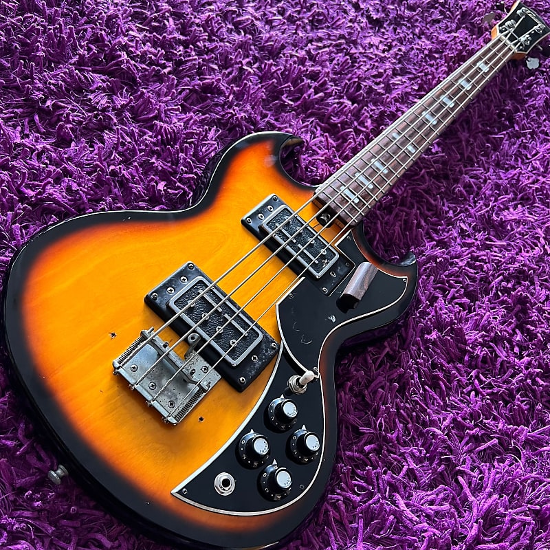 1960s Teisco SG Bass (Kay K2B) (Short Scale MIJ) | Reverb