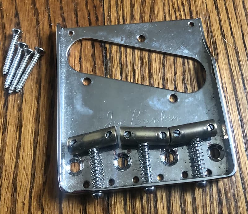 Joe Barden Engineering Telecaster Bridge with. Compensated | Reverb