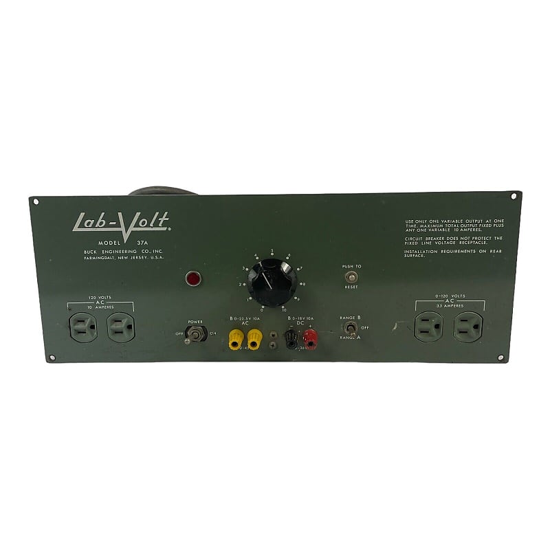 Lab-Volt Model 37A Variable Autotransformer | Reverb