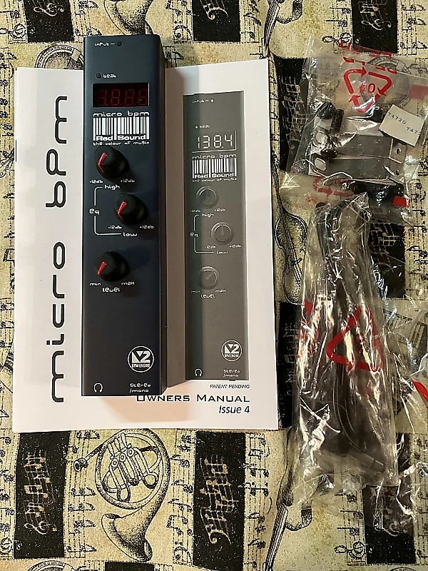 Red Sound Micro BPM Headphone Amp/BPM Counter MBPM-1 MID 90'S | Reverb