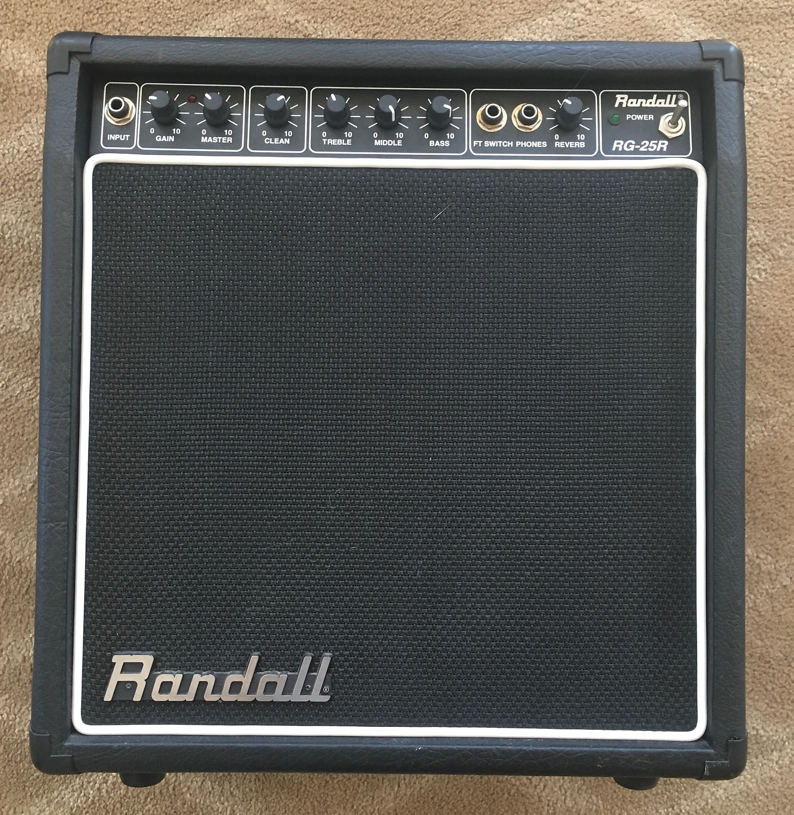 Randall RG-25R 2-Channel 25-Watt 1x10" Solid State Guitar | Reverb