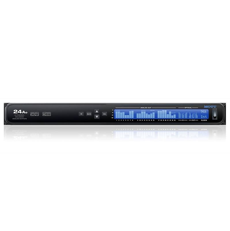 MOTU 24Ai USB/AVB Ethernet Audio Interface (24 Analog Audio | Reverb