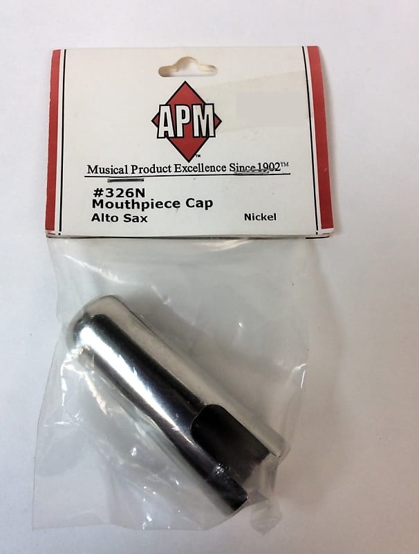 APM - Alto Sax Mouthpiece Cap - Nickel - 326N | Reverb