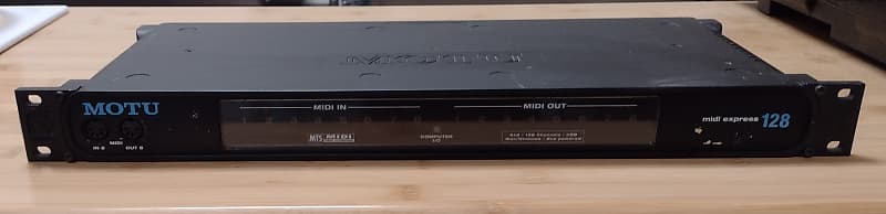 MOTU Midi Express 128 2018 - Black | Reverb