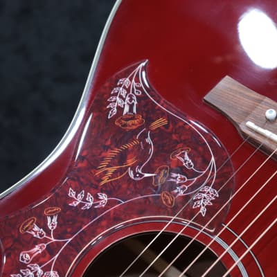 Epiphone Hummingbird PRO Cutaway Wine Red Dreadnought | Reverb