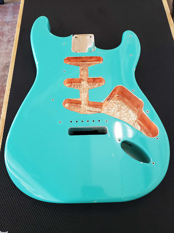 Nitro Lacquer Aged Reliced Seafoam Green Vintage Custom | Reverb