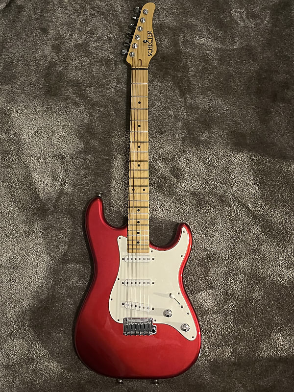 Schecter Custom shop traditional made in USA candy red 2020 - | Reverb