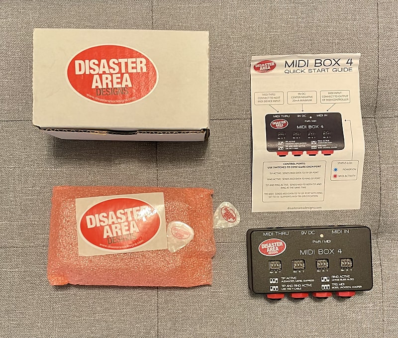 Disaster Area Designs Midi Box 4 2020s - Black | Reverb