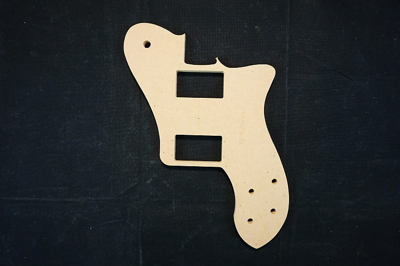 72 Deluxe ~ Telecaster Pickguard Template ~ CNC MDF Guitar | Reverb