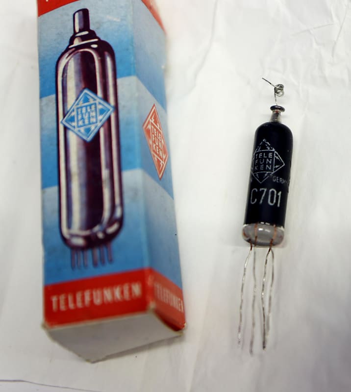 Telefunken AC701 microphone tube for Neumann M49, M269, KM56 | Reverb