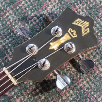 1974 Guild Jetstar II Acorn Bass! RARE! w/OHSC | Reverb