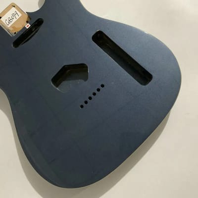 Metallic Deep Blue Telecaster Tele Style Guitar Body | Reverb