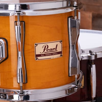 PEARL MLX PRESTIGE CUSTOM 4 PIECE DRUM KIT, LIQUID AMBER | Reverb