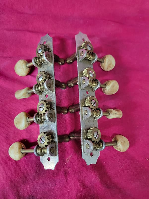 Vintage Kluson open back Mandolin machine heads tuners | Reverb