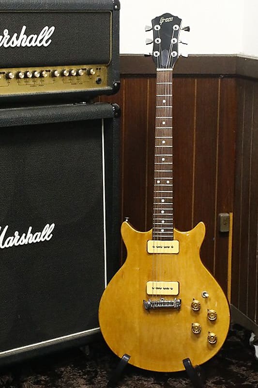 1977 made Greco MR-600 "Mick Ralphs" Double Cutaway Maxon P90 | Reverb