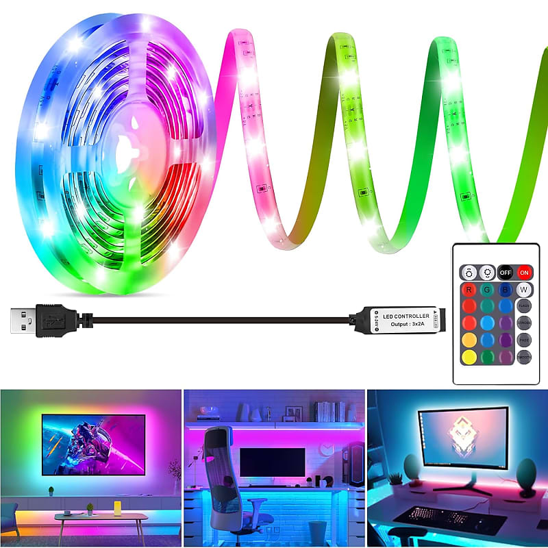 Led Strip Lights 6.56Ft, Rgb Led Lights Strip For 40-60In Tv | Reverb