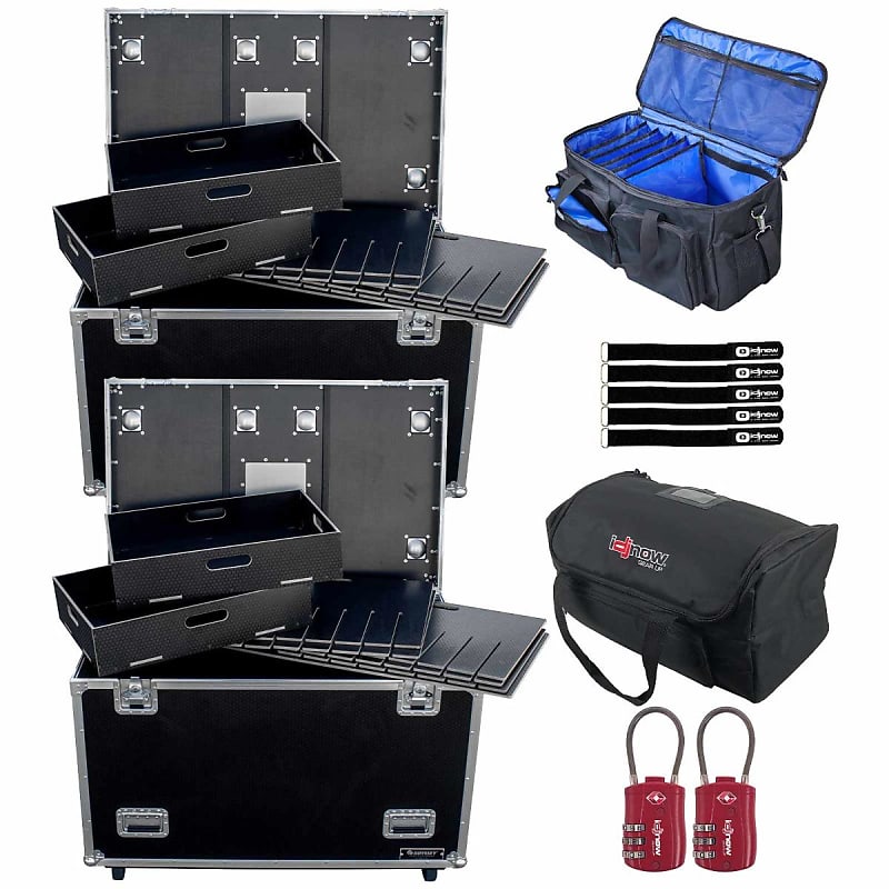 Odyssey OTT483036WPT2 48"x30"x36" Trunk Cases Pair with Bag & | Reverb
